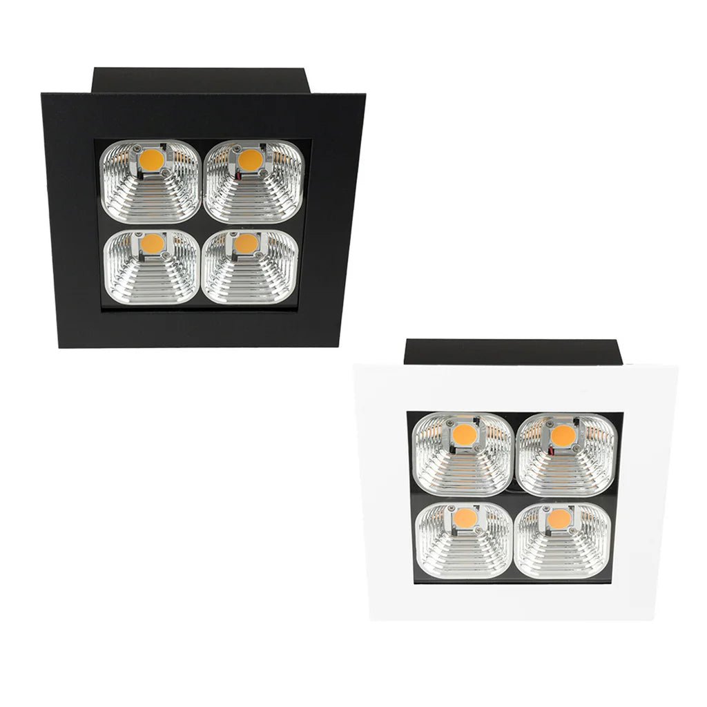 165mm Maxiled LED Downlight 42w White, Black, Silver 2.7k, 3k, 4k, 5k