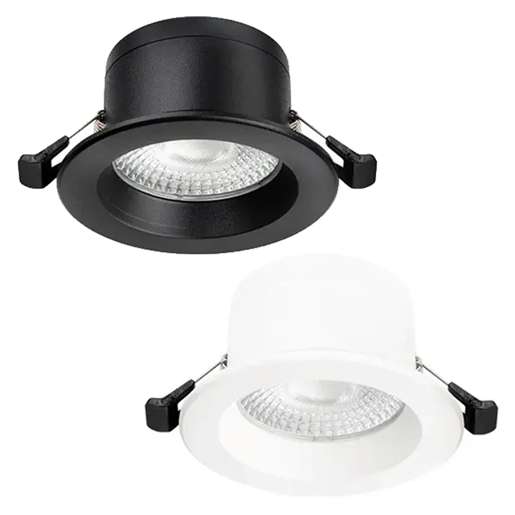 76mm LED Downlight 7w White or Black 3k/4k EC7 Trend Lighting