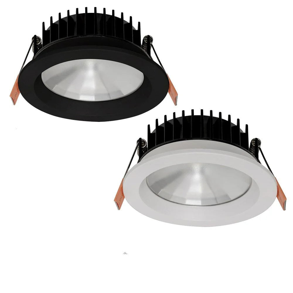 90mm ora LED Downlight 13w Black, White CCT HV5531T Havit Lighting