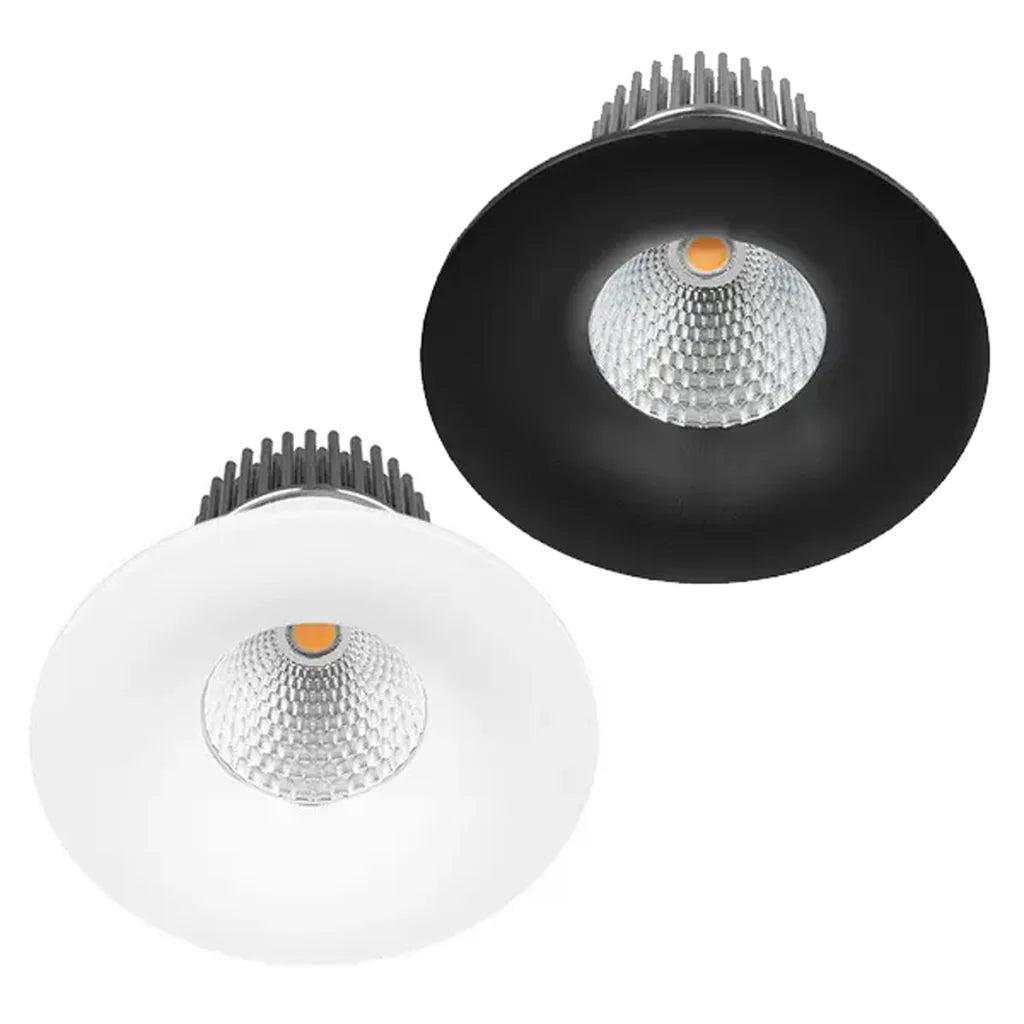 92mm LED Downlight 10w Black, White 2.7k/3k/4k CRI 90+ P12K Trend Ligh
