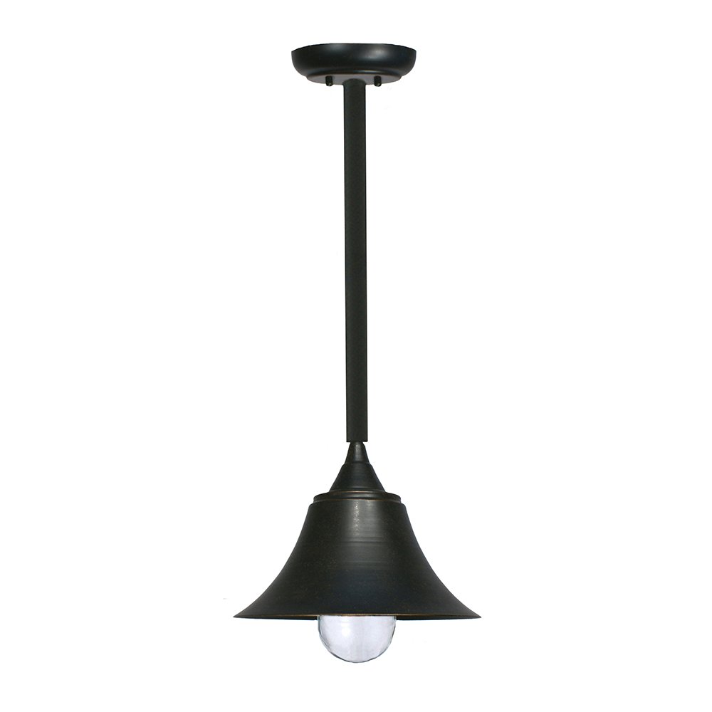 Causeway Rod 1 Light Antique Bronze Pendant Light