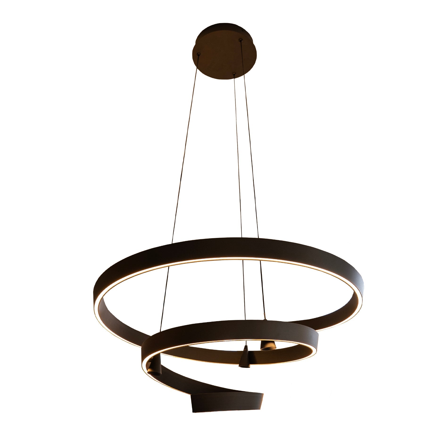 Fira Pendant Light in Sand Black or Sand Gold | Lighting Creations