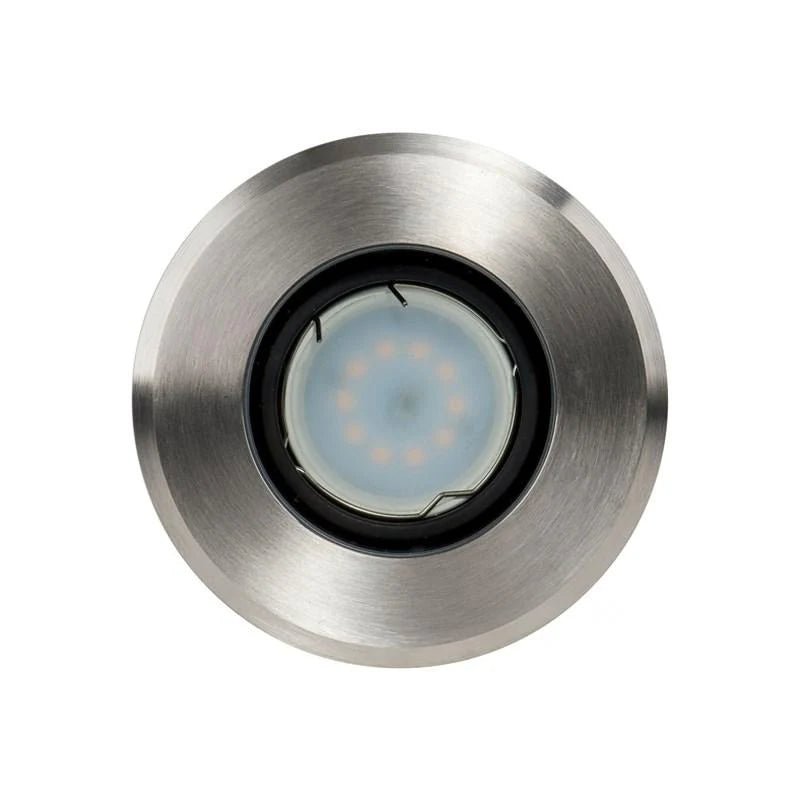 Luta Adjustable in-Ground Light TRI Colour Round 5w in 316 Stainless S