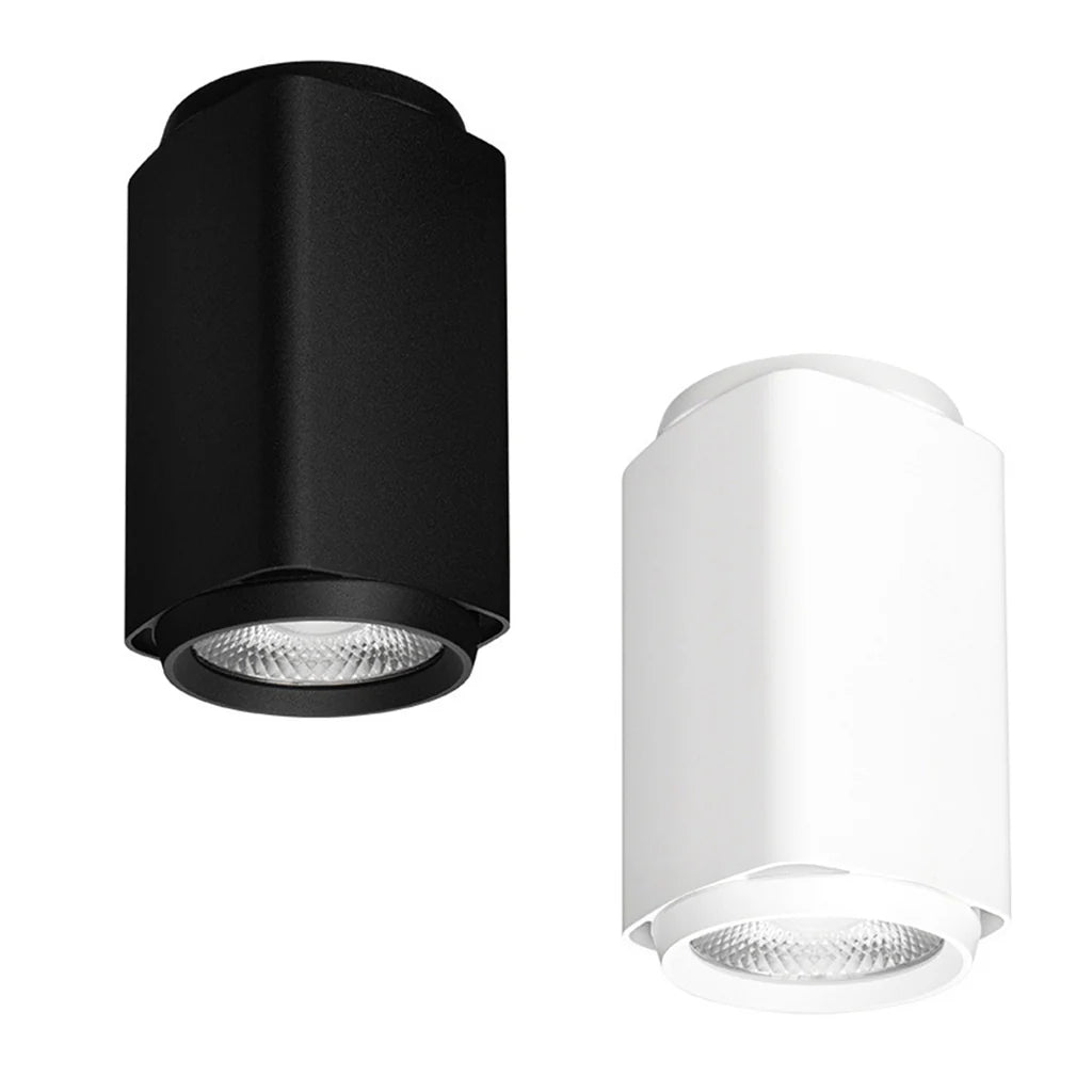 Surface Mounted LED Downlight 15w Black, White 3k, 4k CRI 90+ XSI153,