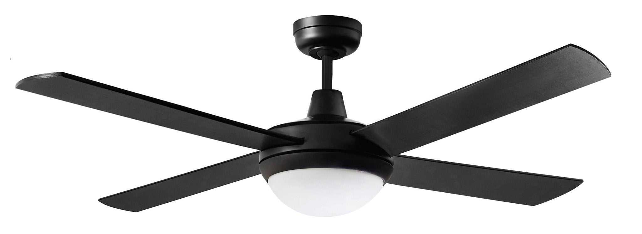 52" (1320mm) Lifestyle AC Ceiling Fan w/ 24w CCT LED Light in Matt Bla