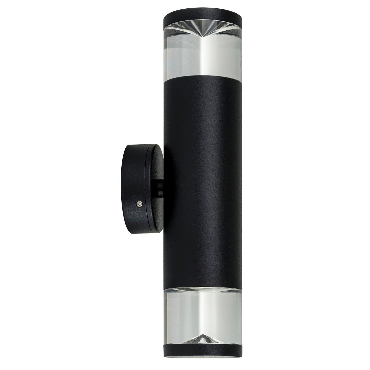 Highlite Up/Down LED Wall Light TRI Colour GU10 in Black/Titanium Havi