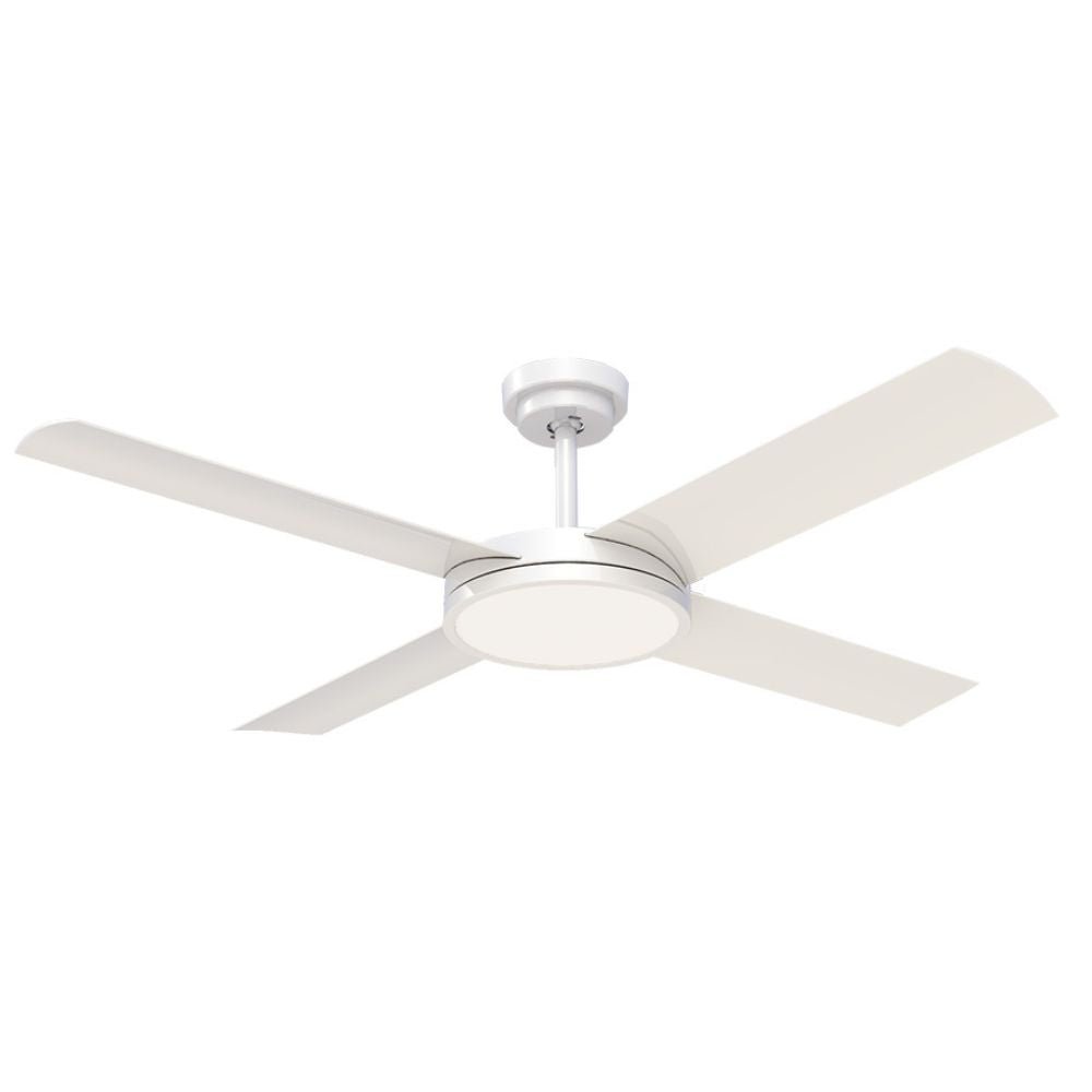 Hunter Pacific REVOLUTION 3 White AC Ceiling Fan with LED Light