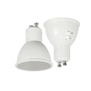 Twin Pack - 6W = 35W LED Tri-Colour GU10 Globe